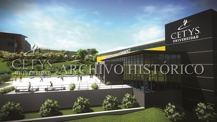 Repositorio Institucional Cetys: Proyeccion virtual exterior del Ginmasio-Auditorio Cetys Tijuana